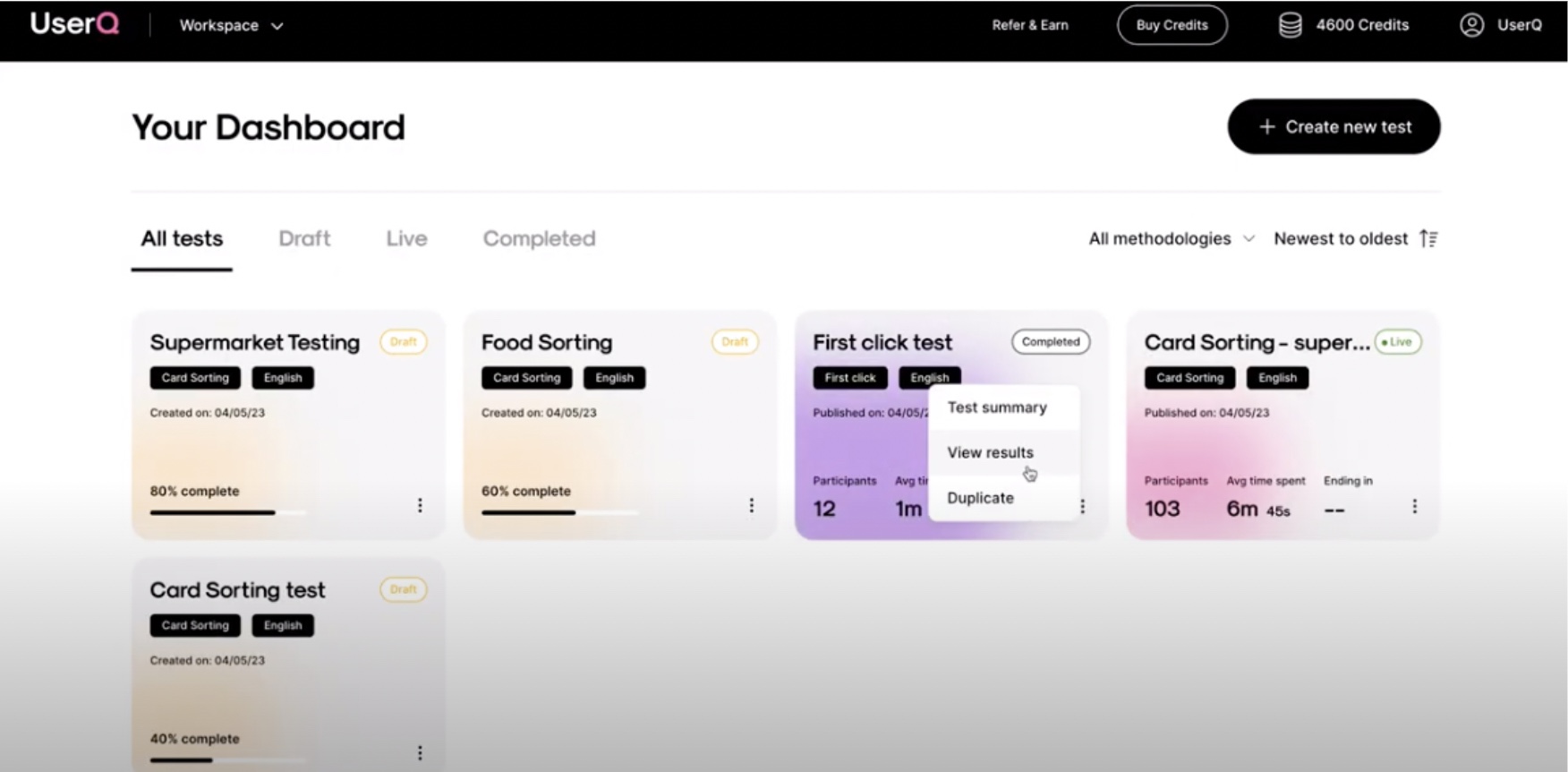 First click test guide: Analyse first click test results | UserQ